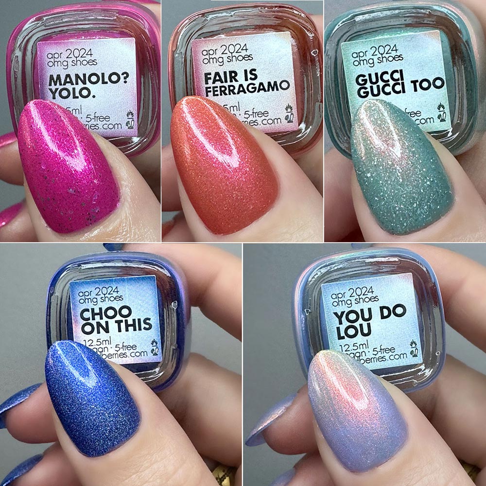 OMG Shoes, a Spring collection from Jen & Berries indie nail polish ...