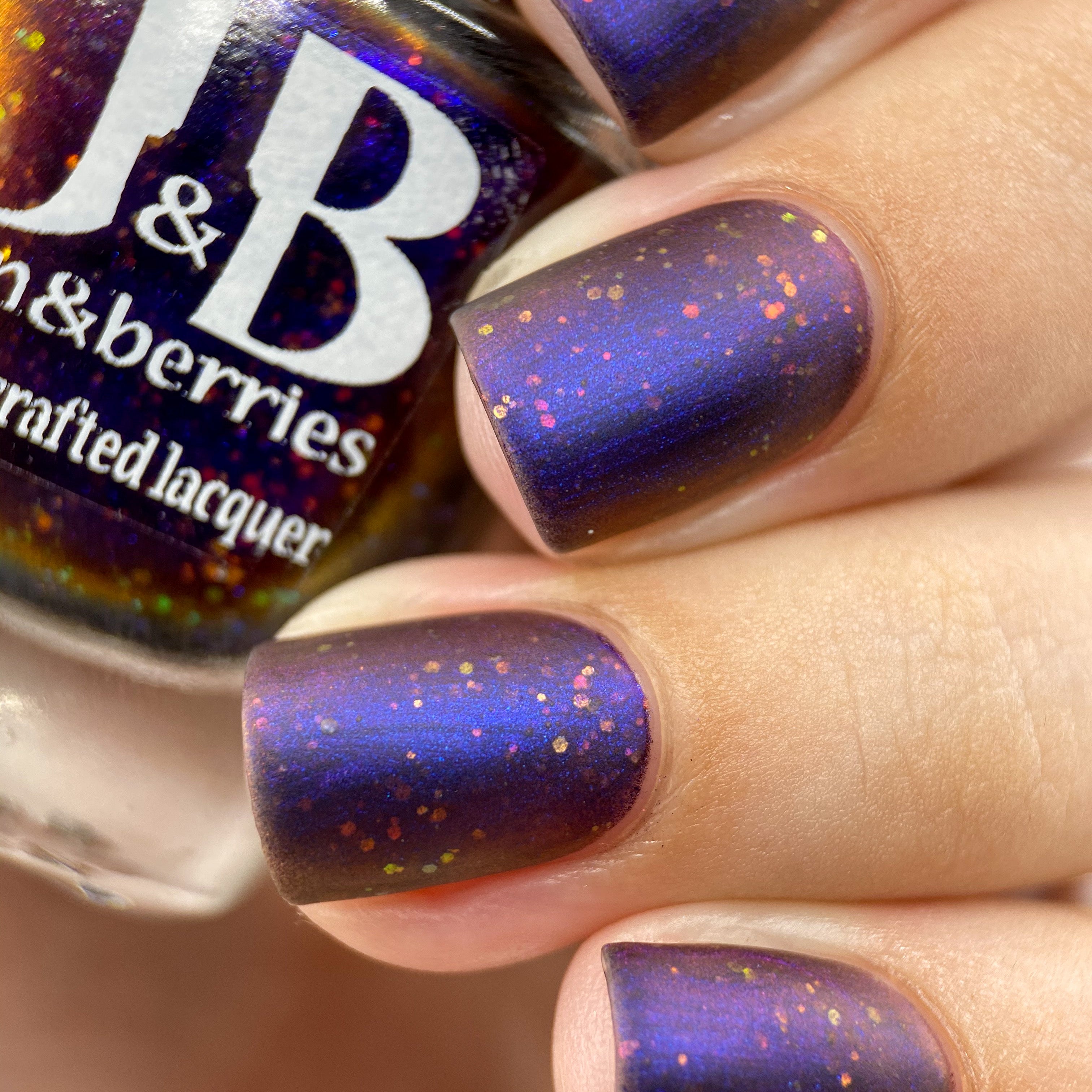 jen & berries nail polish - flat track - indie matte indie top coat ...