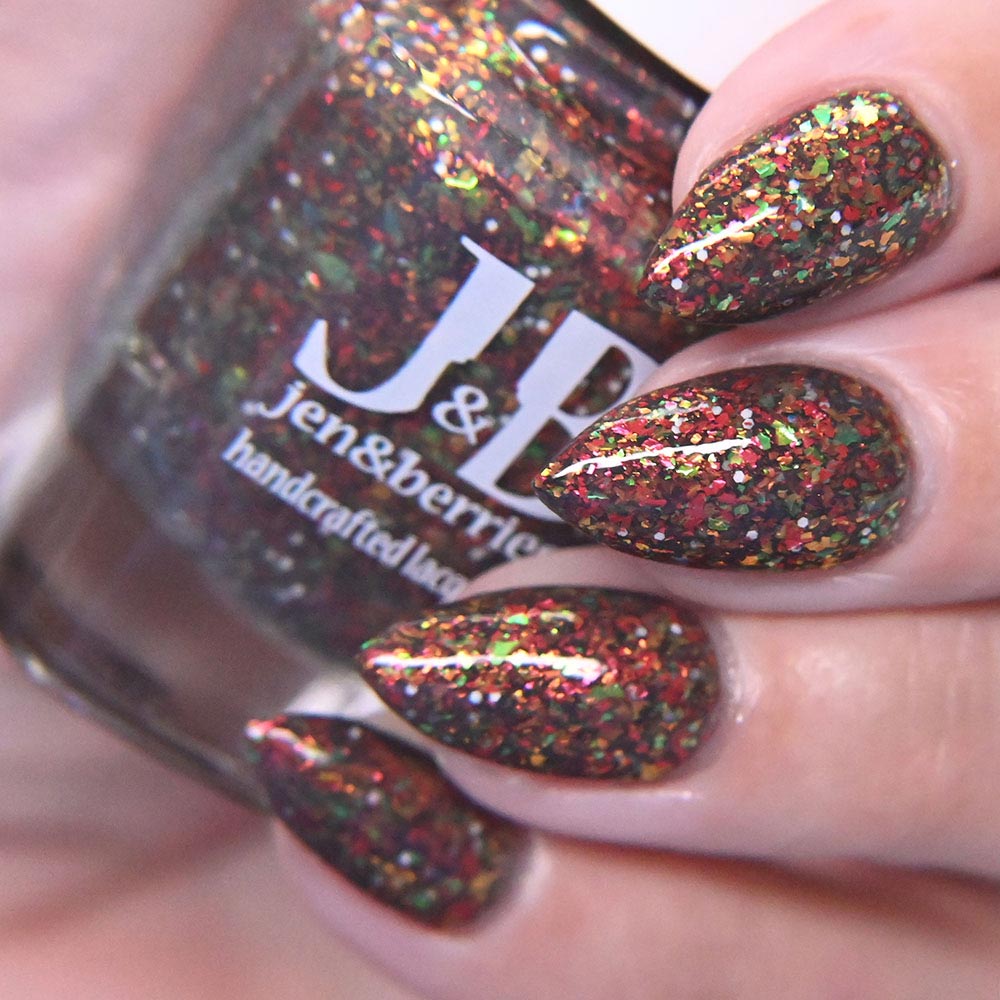 who even orders nachos from denny's?! nail polish by Jen & Berries